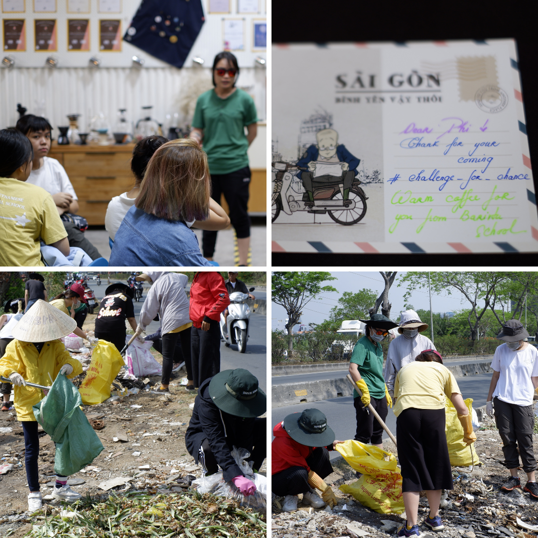 Response to CHALLENGE FOR CHANGE (EARTH HOUR) - Barista School